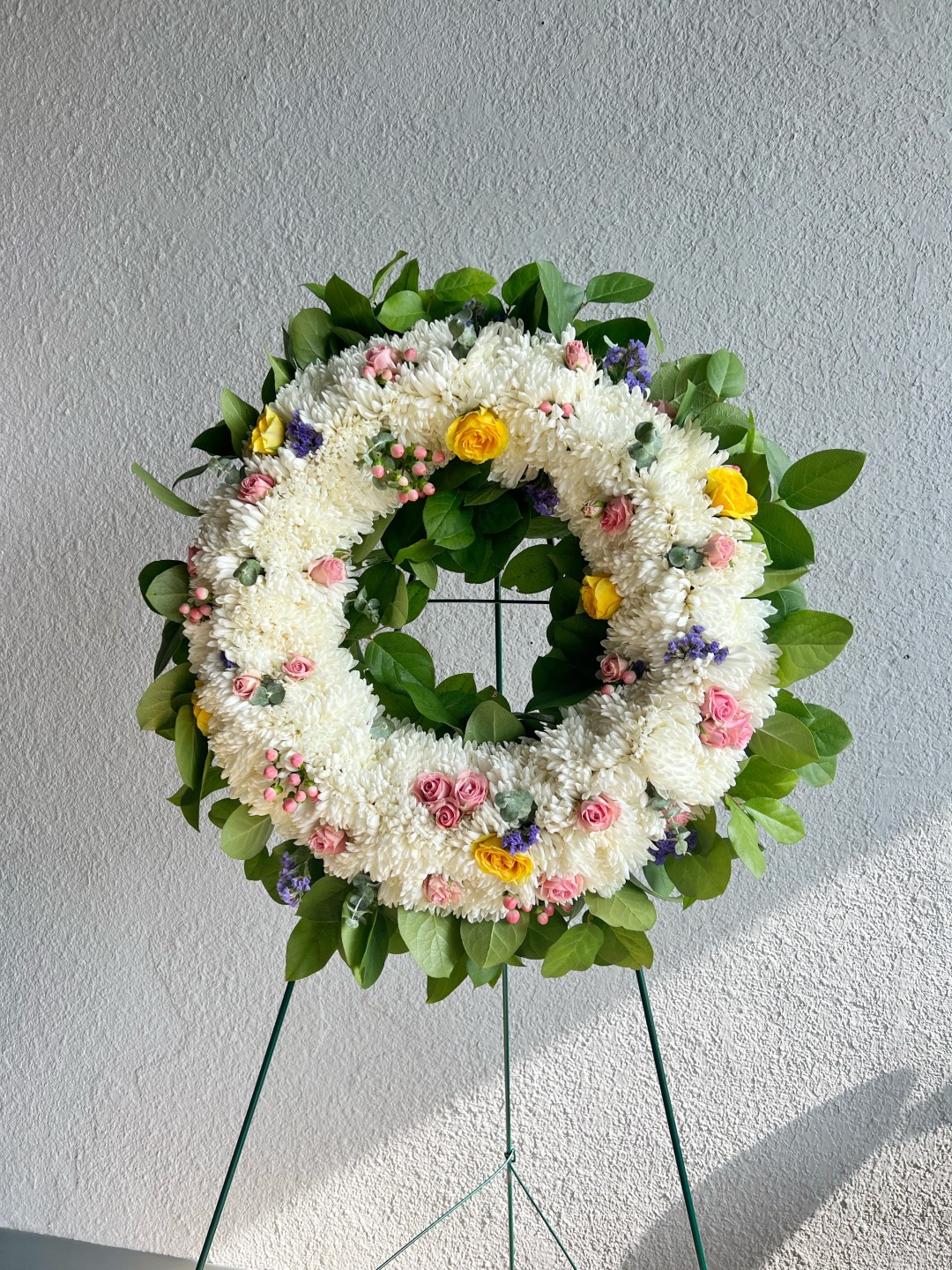 18" Funeral Wreath Stand