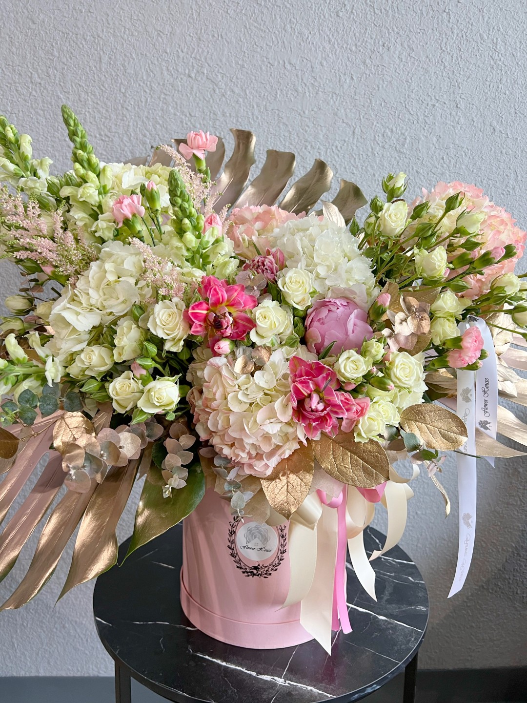 Gold Delaney Flower Box