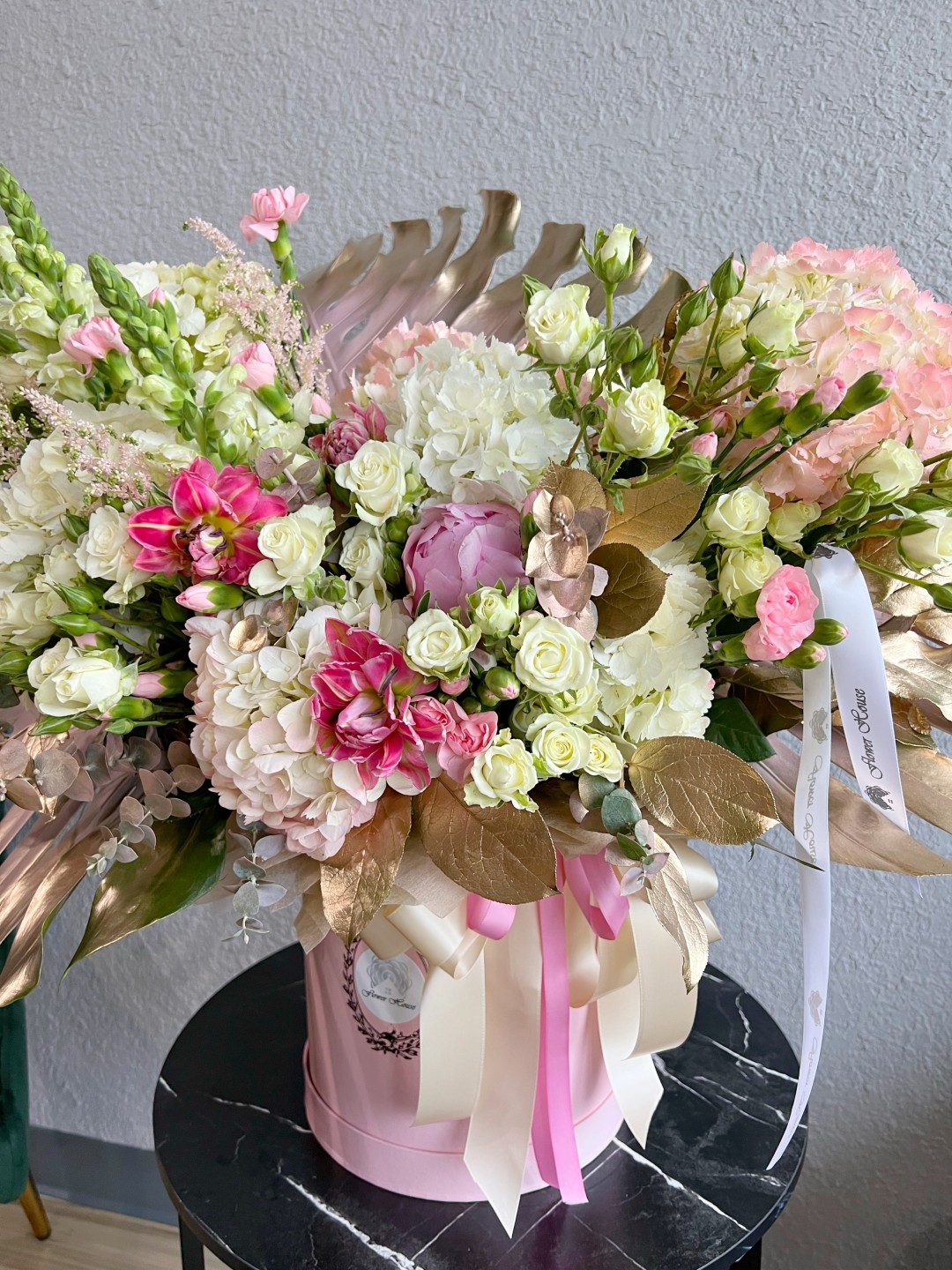 Gold Delaney Flower Box