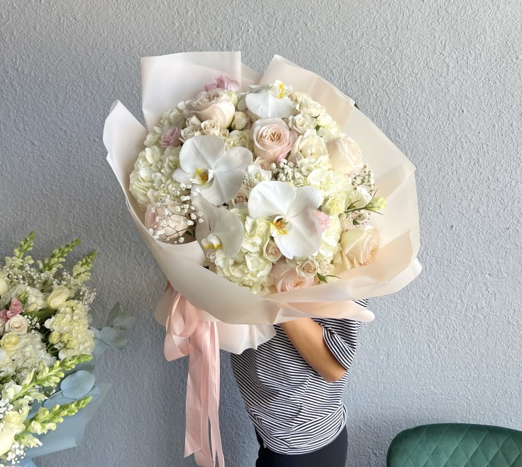 Sweet Carolina Hand Tied Flower Bouquet