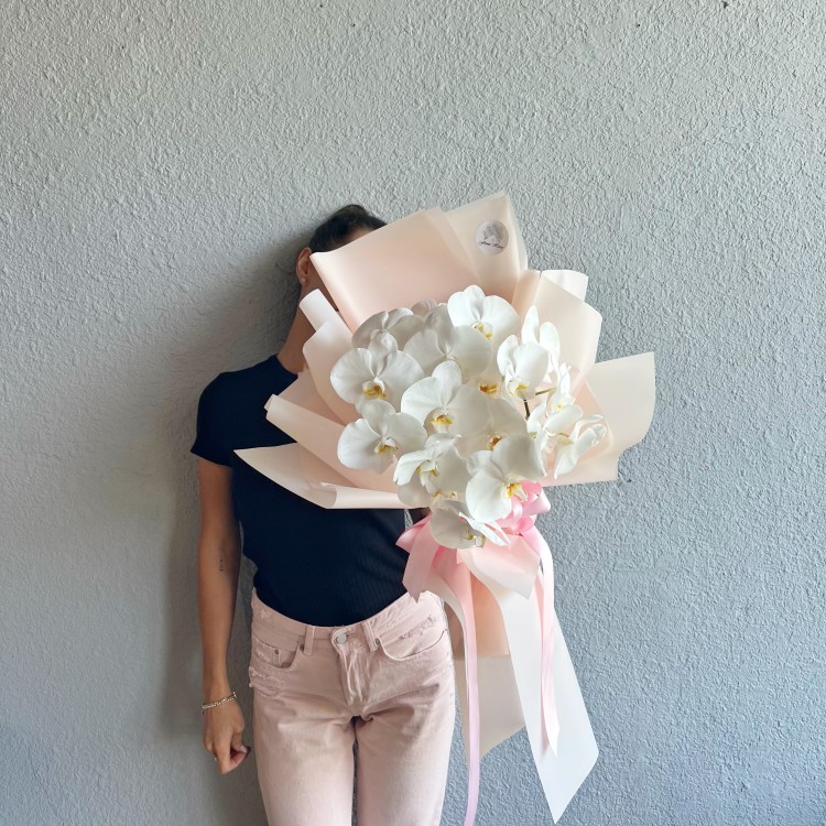 Orchid Cloud Hand Tied Bouquet